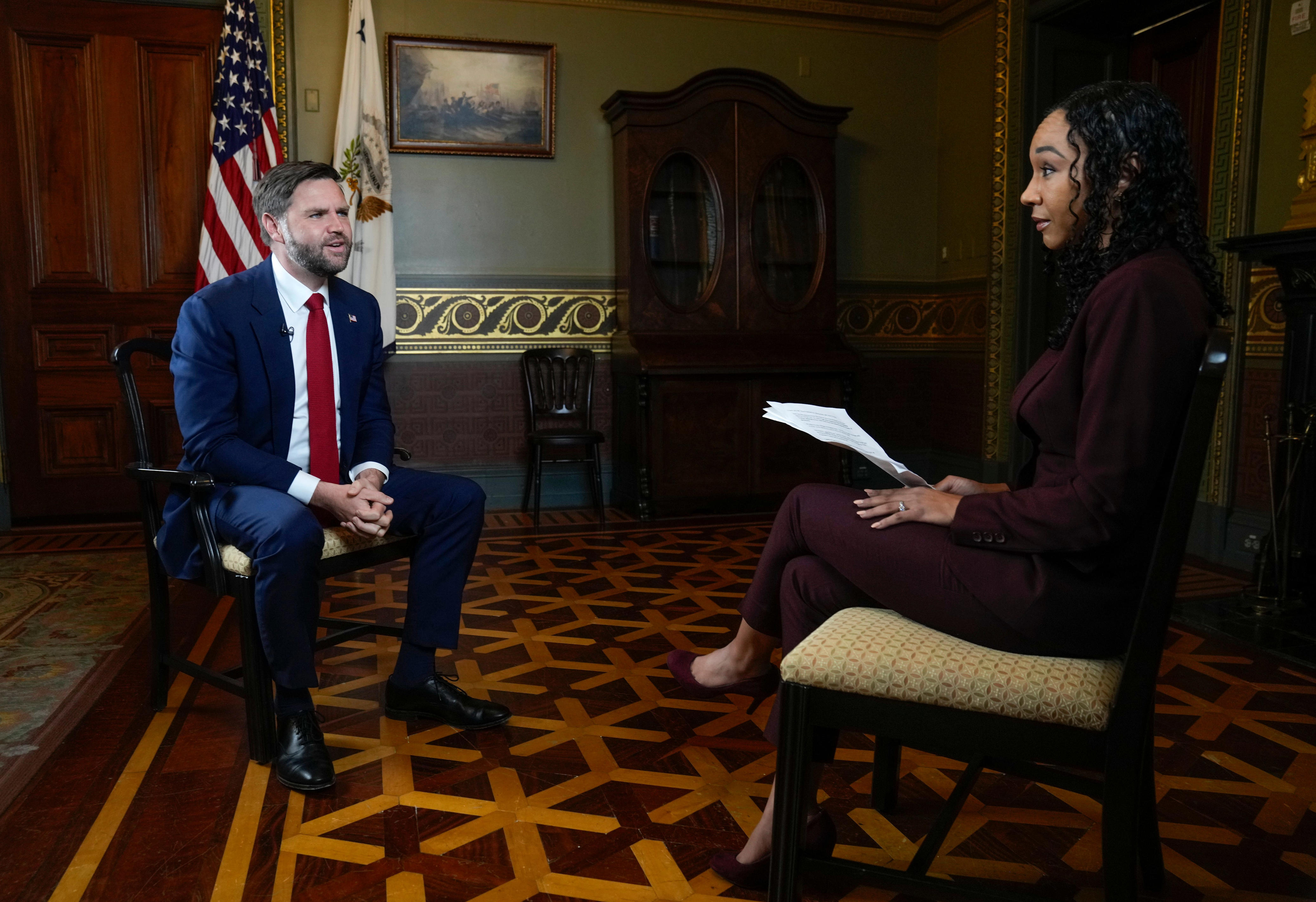 Vance, in exclusive interview, says he's ready to be president while ...