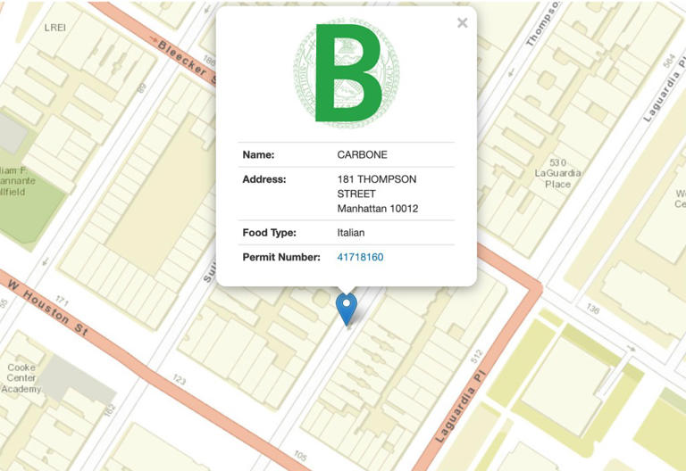 Carbone hid ‘B’ health rating — with latest NYC inspection finding ...