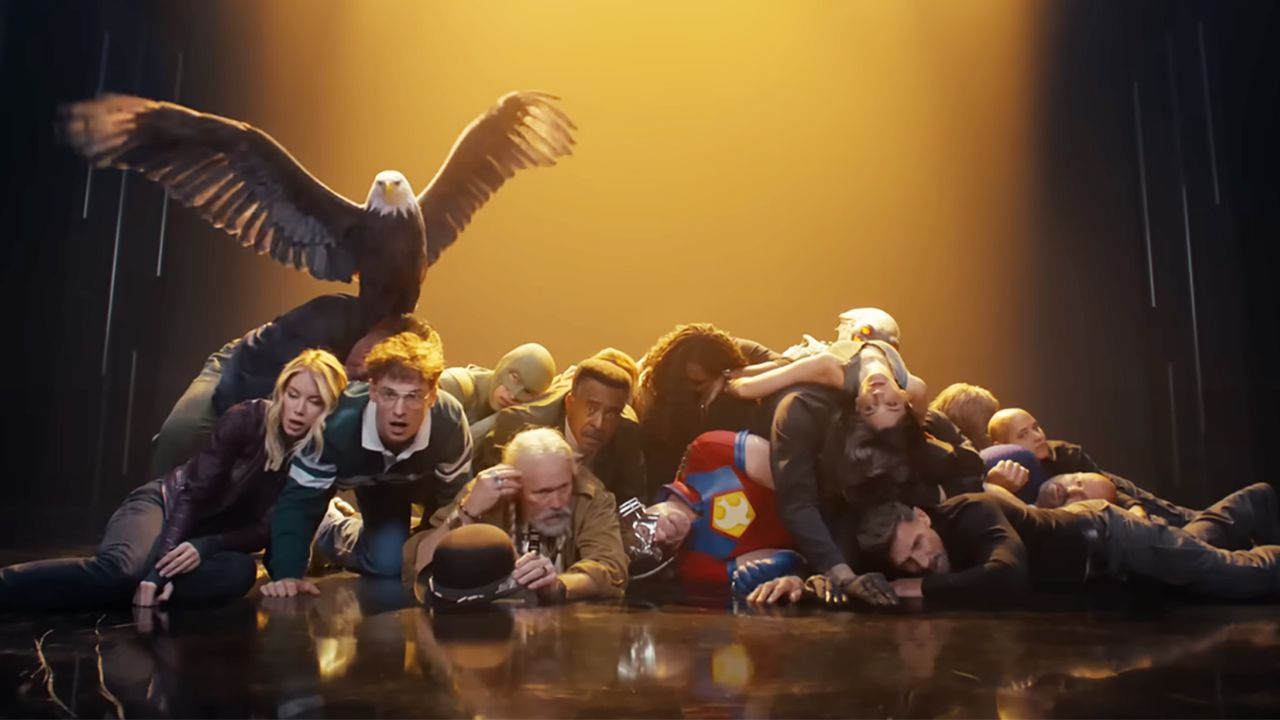 James Gunn was the on set stand-in for Eagly in Peacemaker season 2, including his dance solo in ...