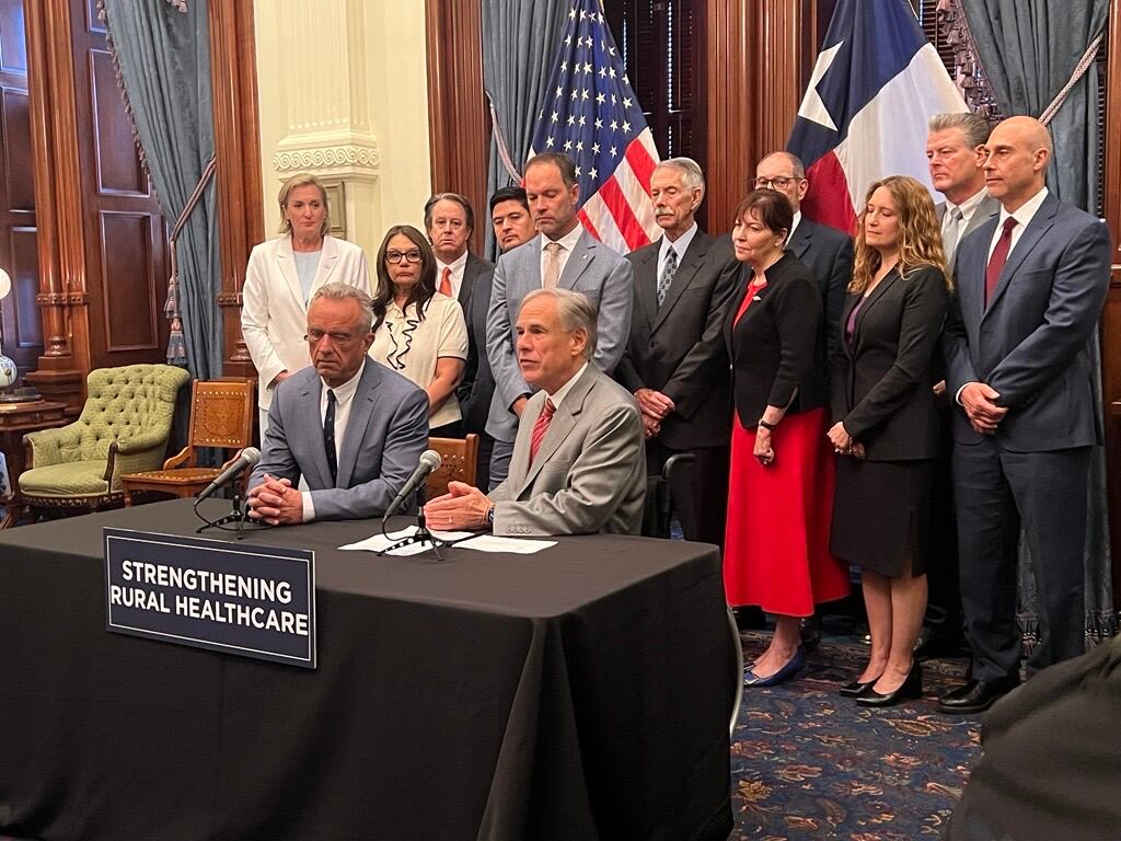 RFK Jr. and Texas Gov. Greg Abbott tackle rural healthcare needs with ...