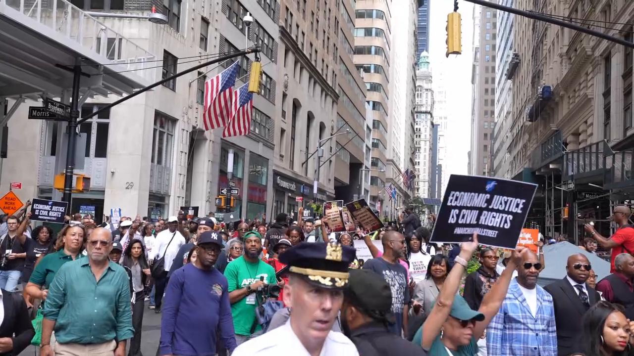 March on Wall Street organized by NAN - 63575269