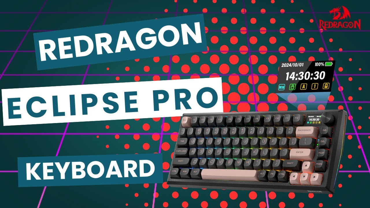 Redragon Eclipse Pro Keyboard Unboxing