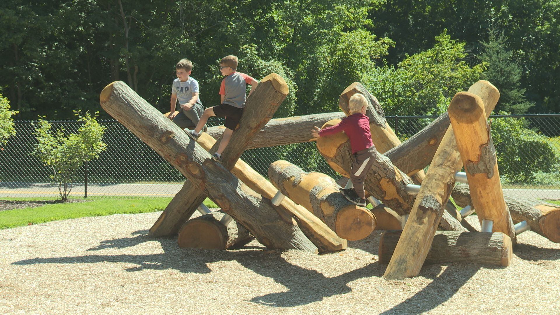 New nature space playground helps Maple Grove students learn while playing