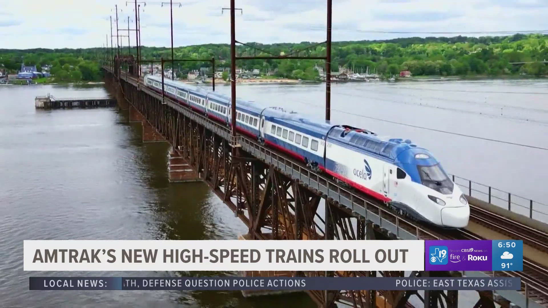 Amtrak's new high-speed trains roll out