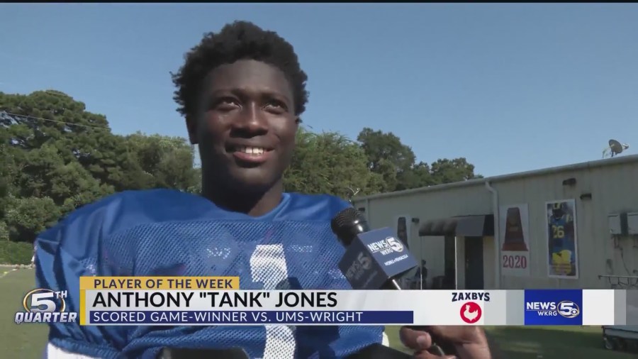 Zaxby’s Player of the Week: Anthony “Tank” Jones, St. Paul’s LB/RB