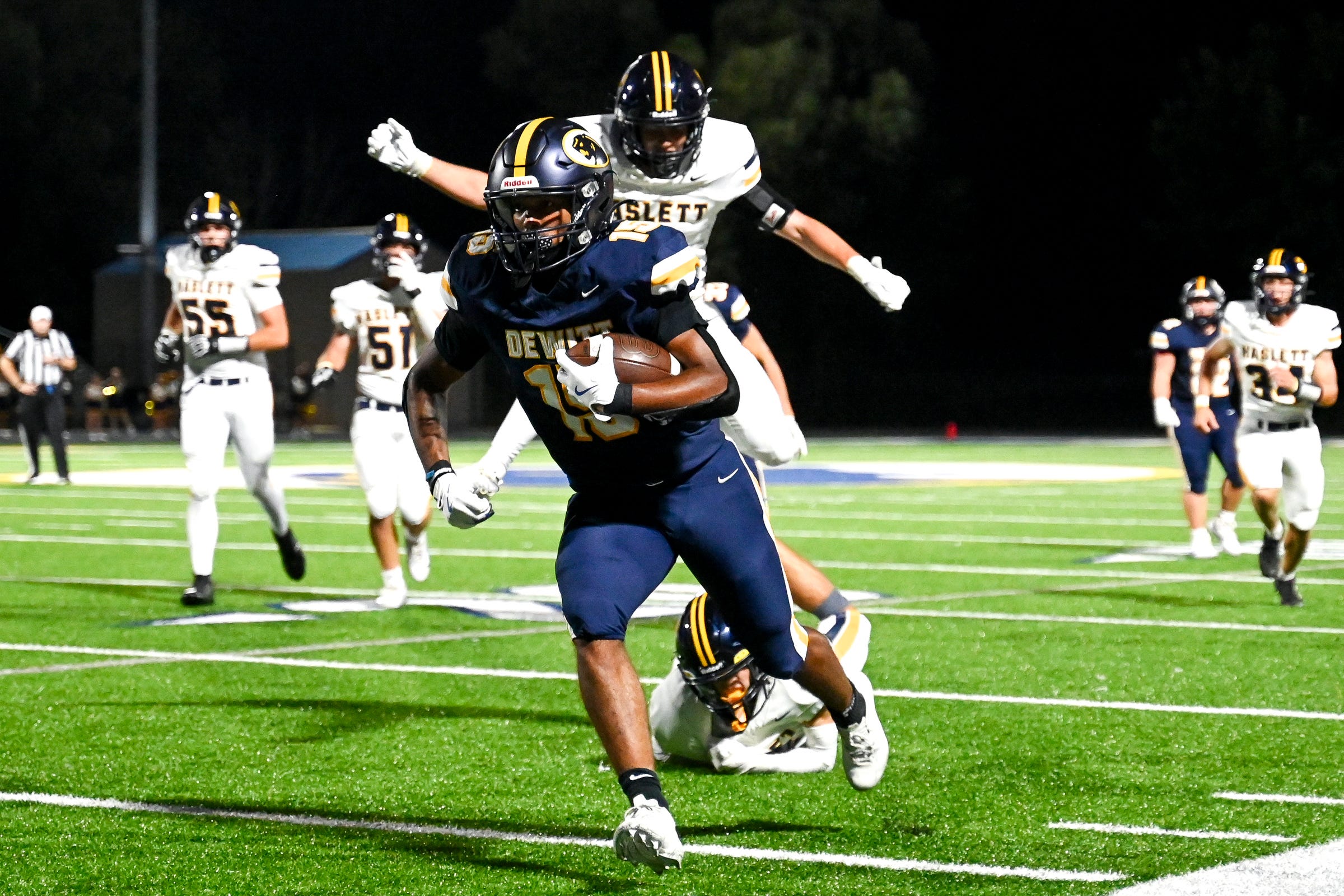 Sophomore running back Channing Ridley showcases potential for DeWitt ...