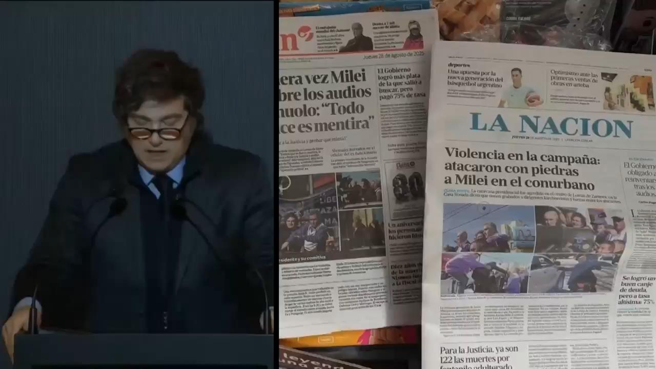 Argentine President Milei goes on defense as corruption scandal ...