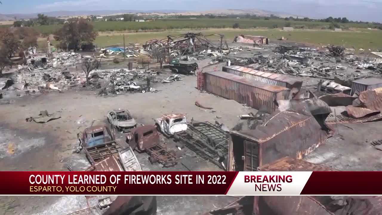 Yolo County extends state of emergency after Esparto fireworks explosion