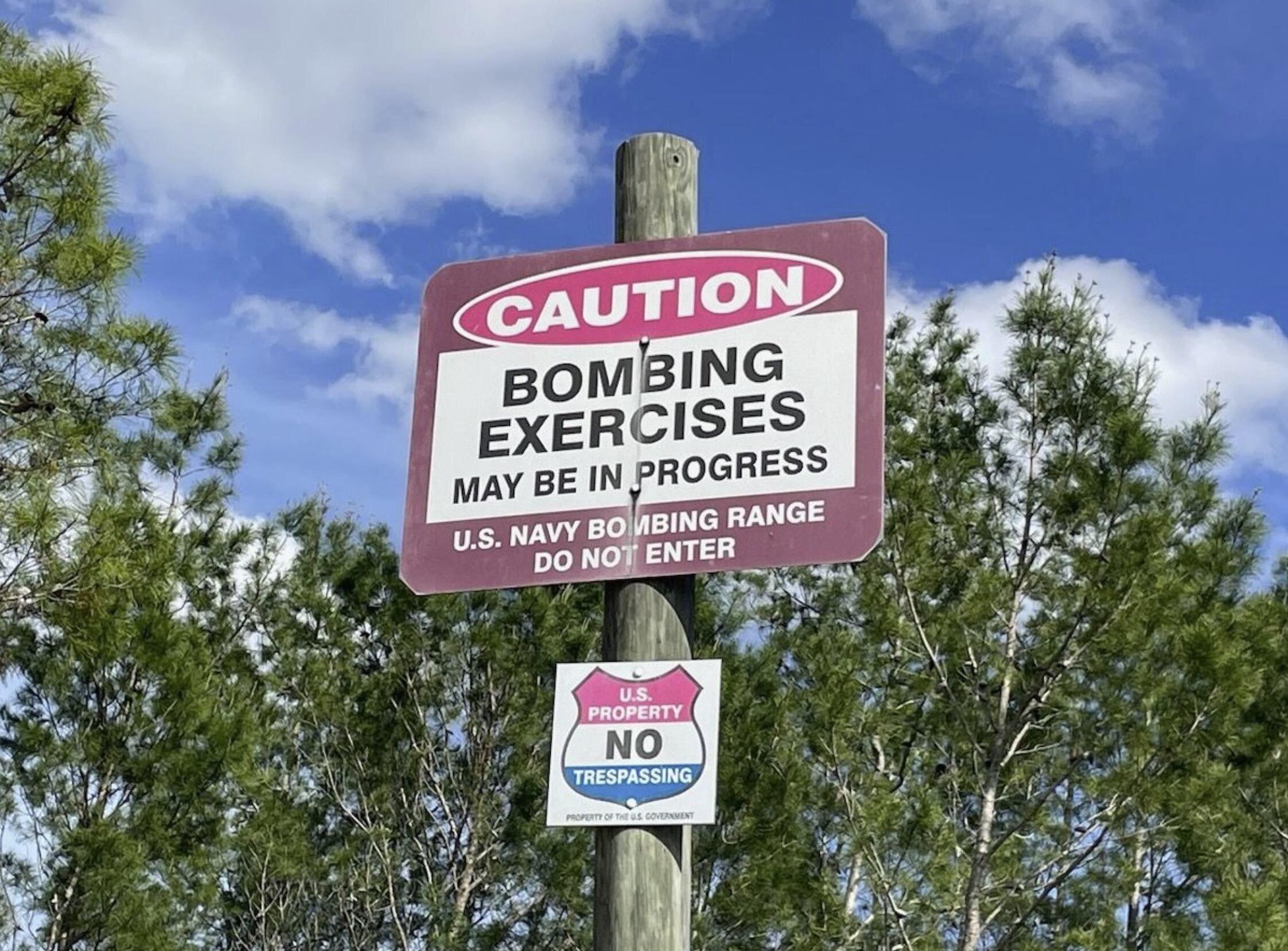 Forest Service announces bomb tests at Pinecastle Ridge Complex in Ocala