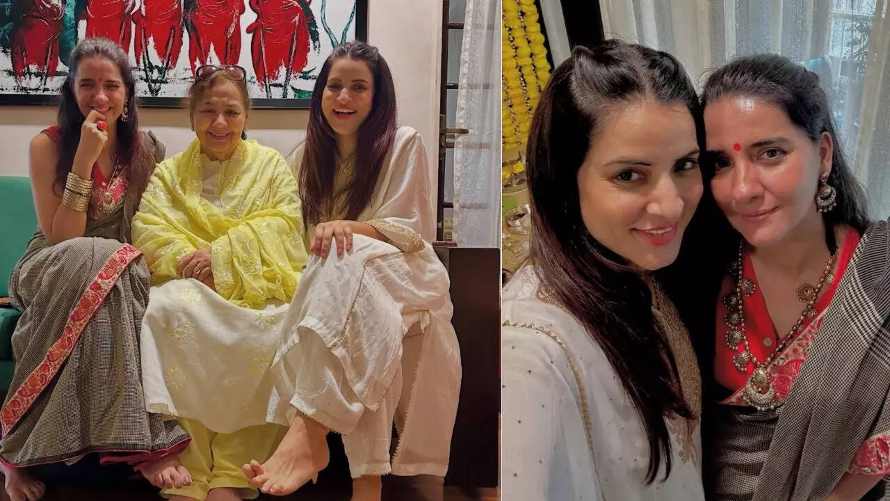 Shararat cast reunites at Shruti Seth’s Ganesh Chaturthi celebration ...