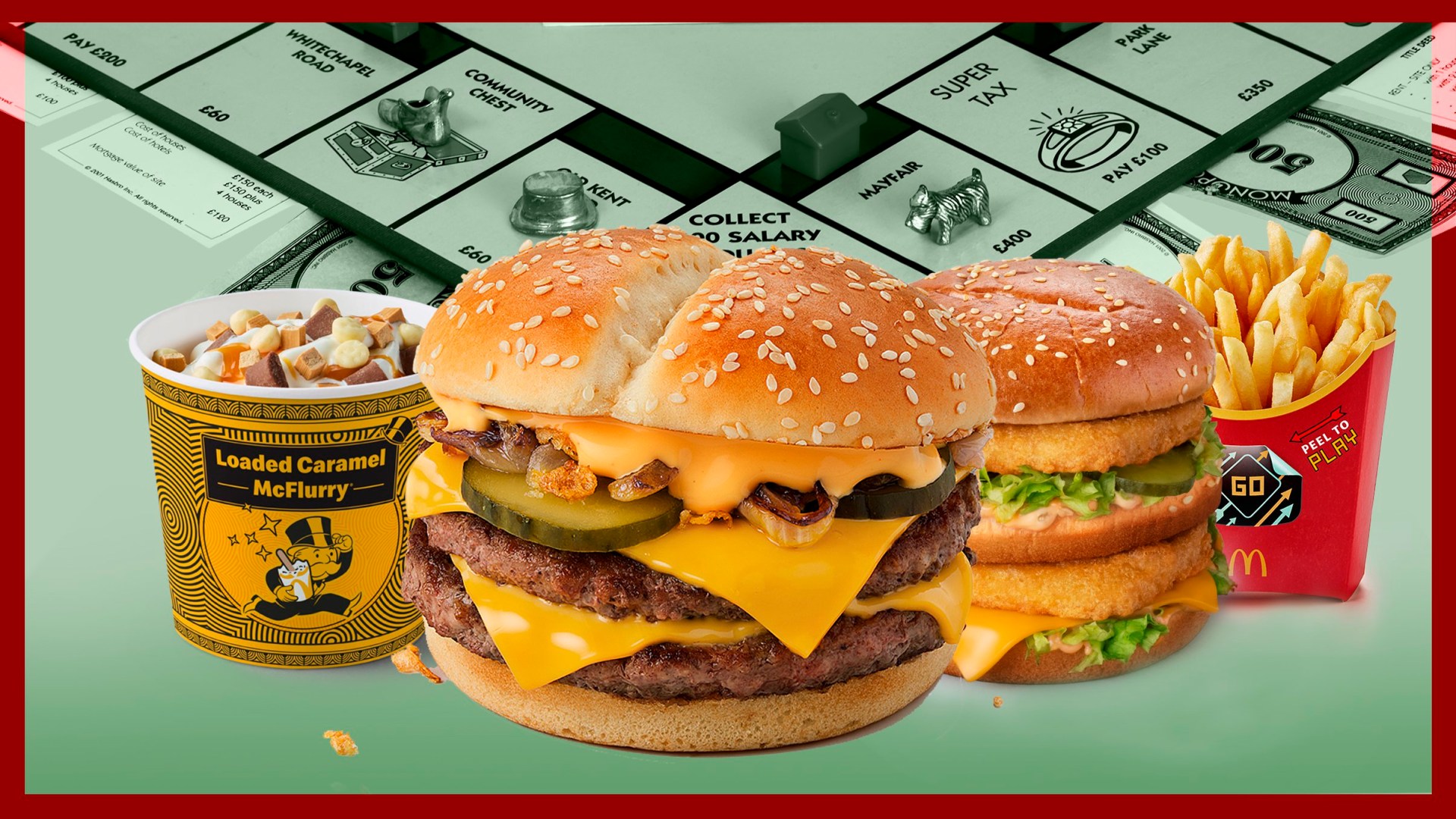 McDonald's Monopoly returns with £100,000 prize
