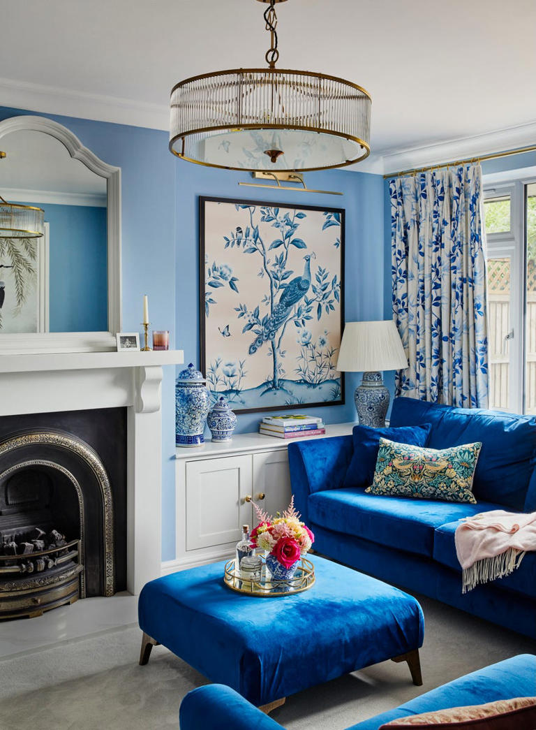 This artist turned a 1950s house into a colourful chinoiserie masterpiece
