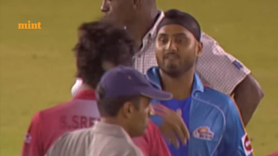 Watch: Harbhajan Singh slaps Sreesanth; video of infamous IPL incident ...