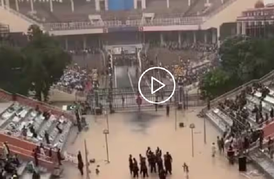 Video: Attari border exposed Pakistan! Cleanliness on the Indian side ...