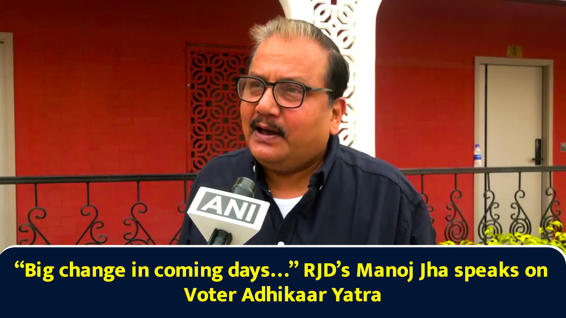 “Big change in coming days…” RJD’s Manoj Jha speaks on Voter Adhikaar Yatra