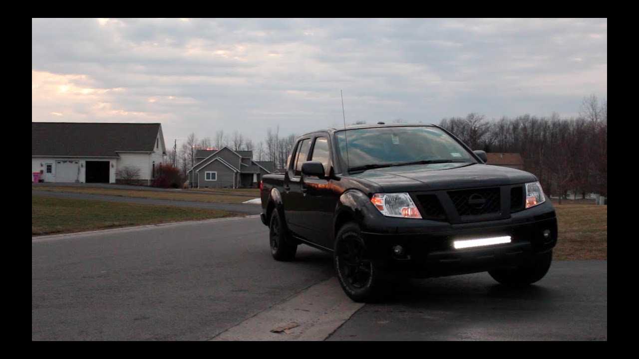Custom LED Light Bar Install - Nissan Frontier