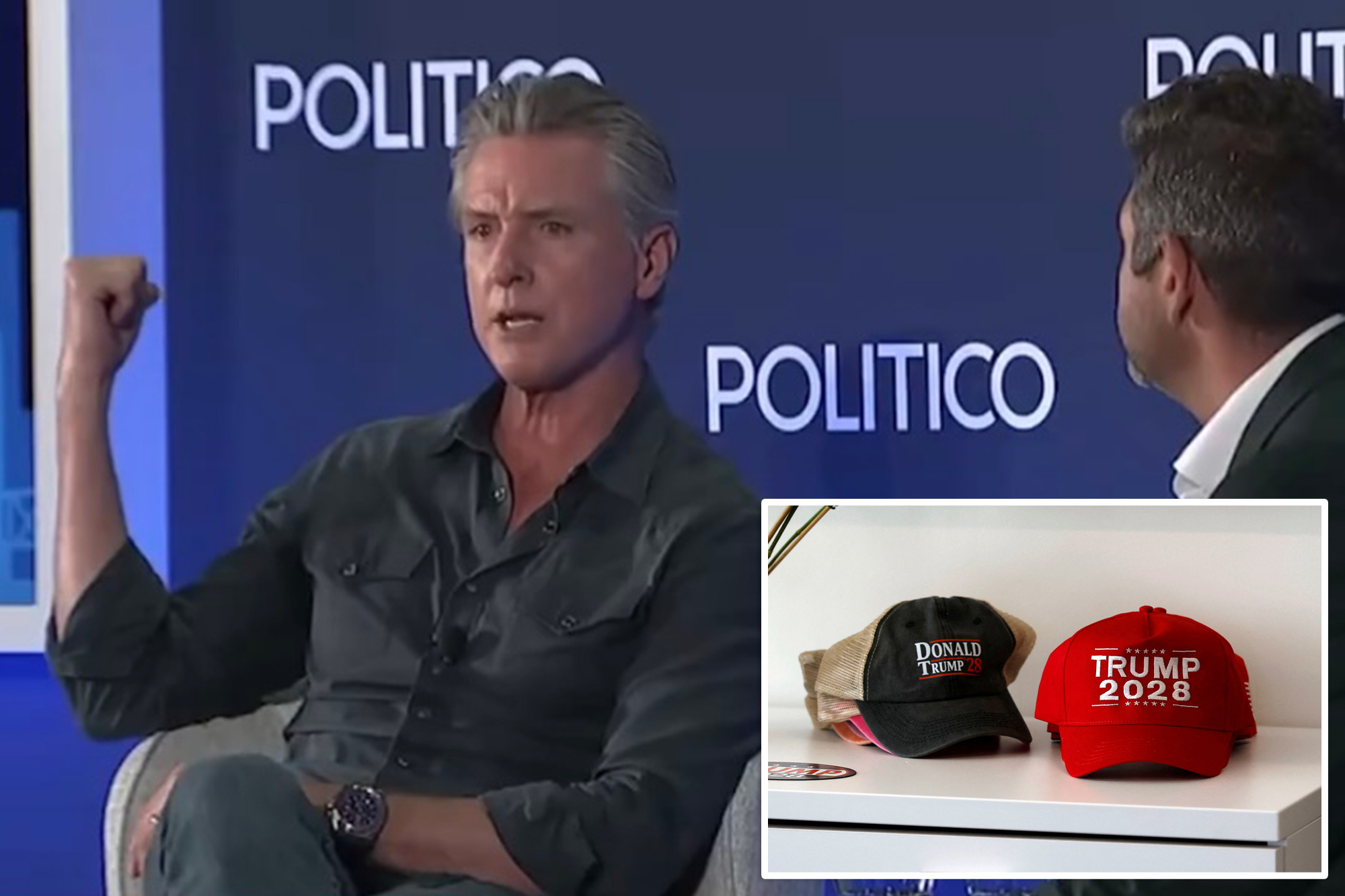 Trump supporters troll Gavin Newsom by sending him ‘two dozen’ 2028 hats