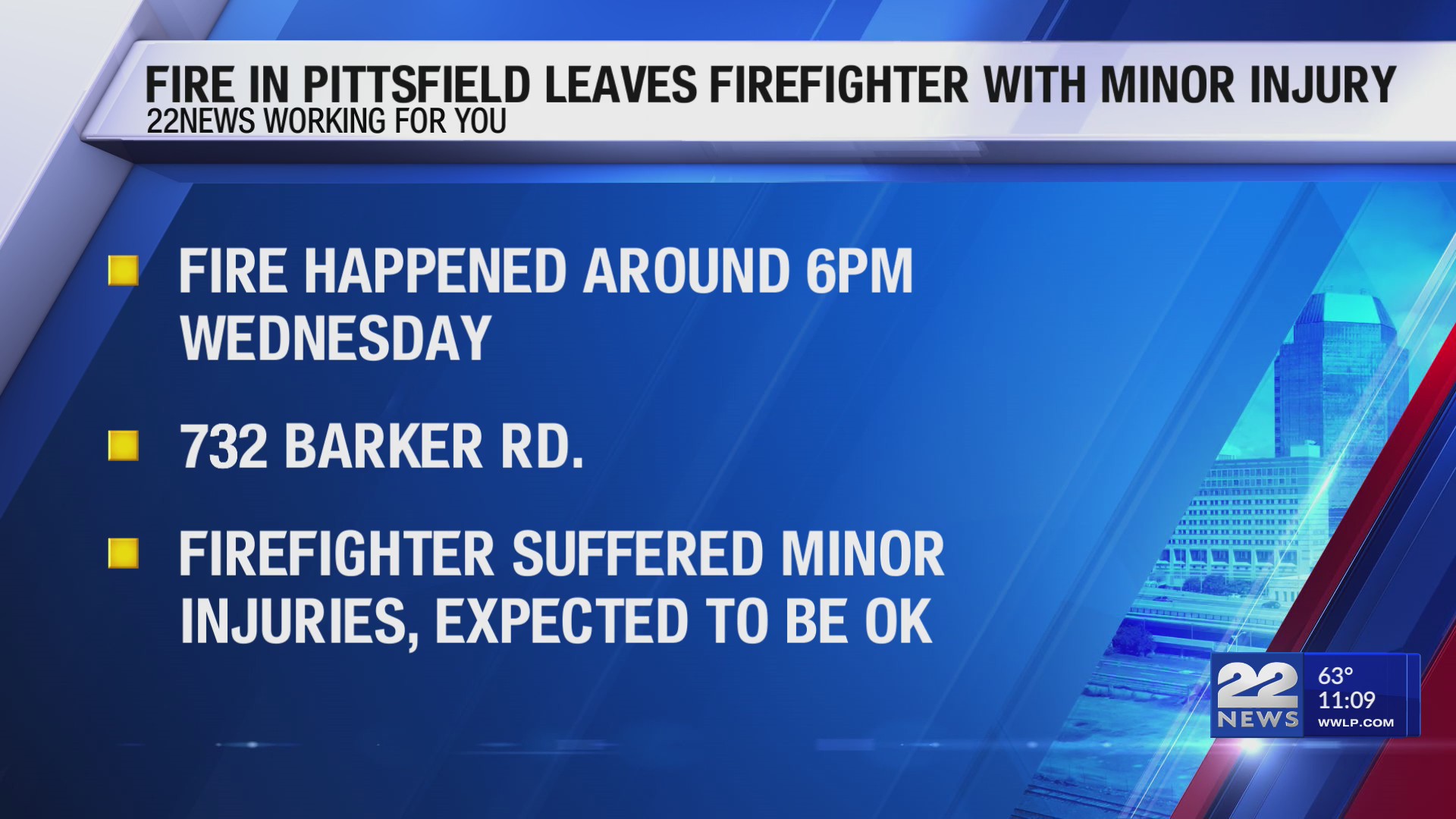 One injured in Pittsfield house fire, cause unknown