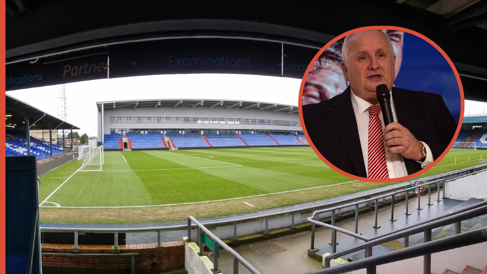 Oldham chairman to step aside after 'non-enforceable' stadium ban