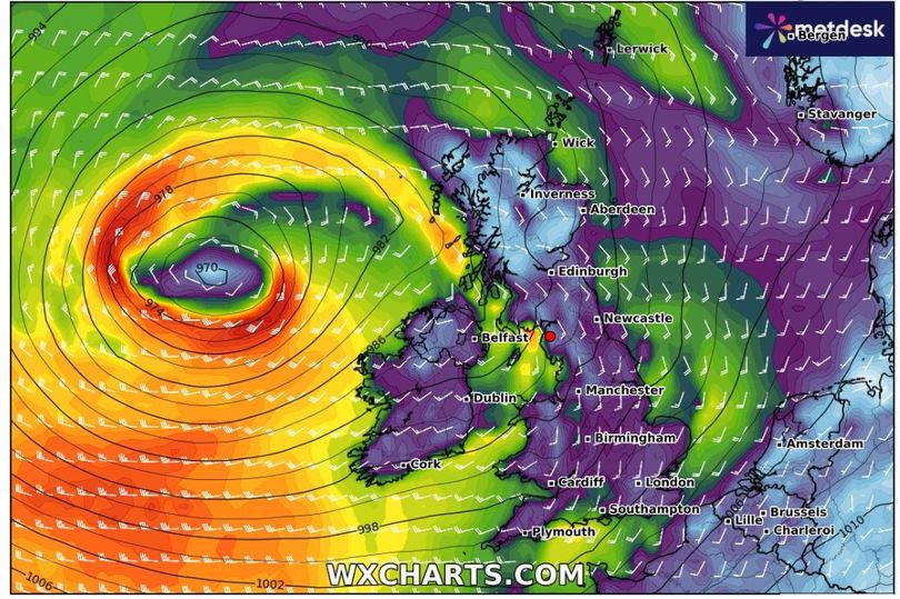 UK weather maps show weekend washout as brutal storm barrels in with ...
