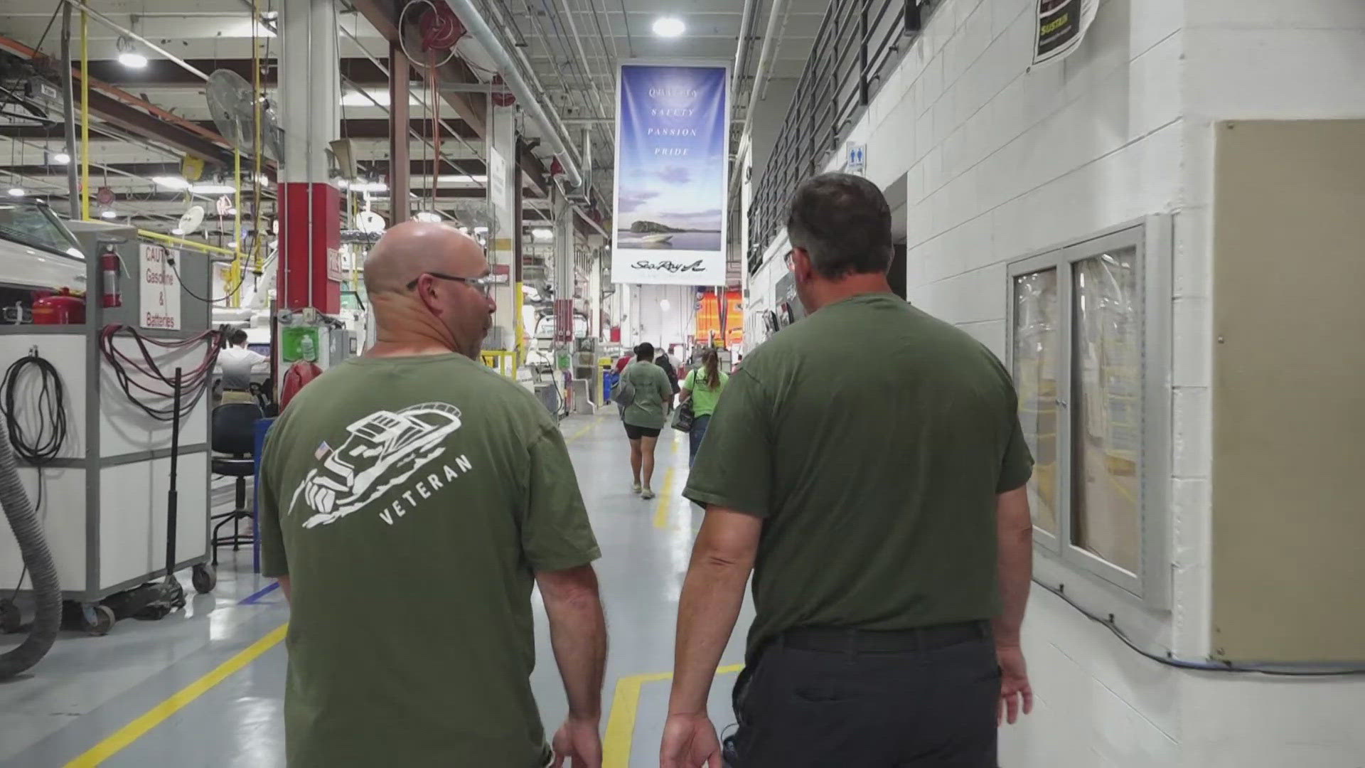 Sea Ray plant in East Tennessee offers jobs and community for veterans