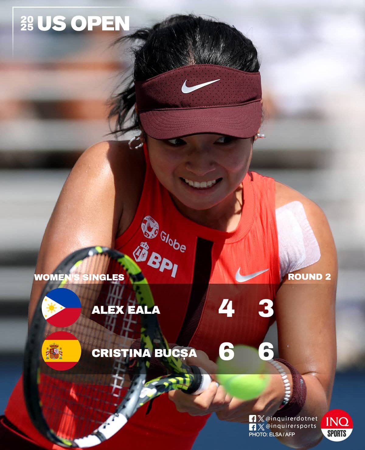 HIGHLIGHTS: Alex Eala vs Cristina Bucsa – US Open 2025 second round