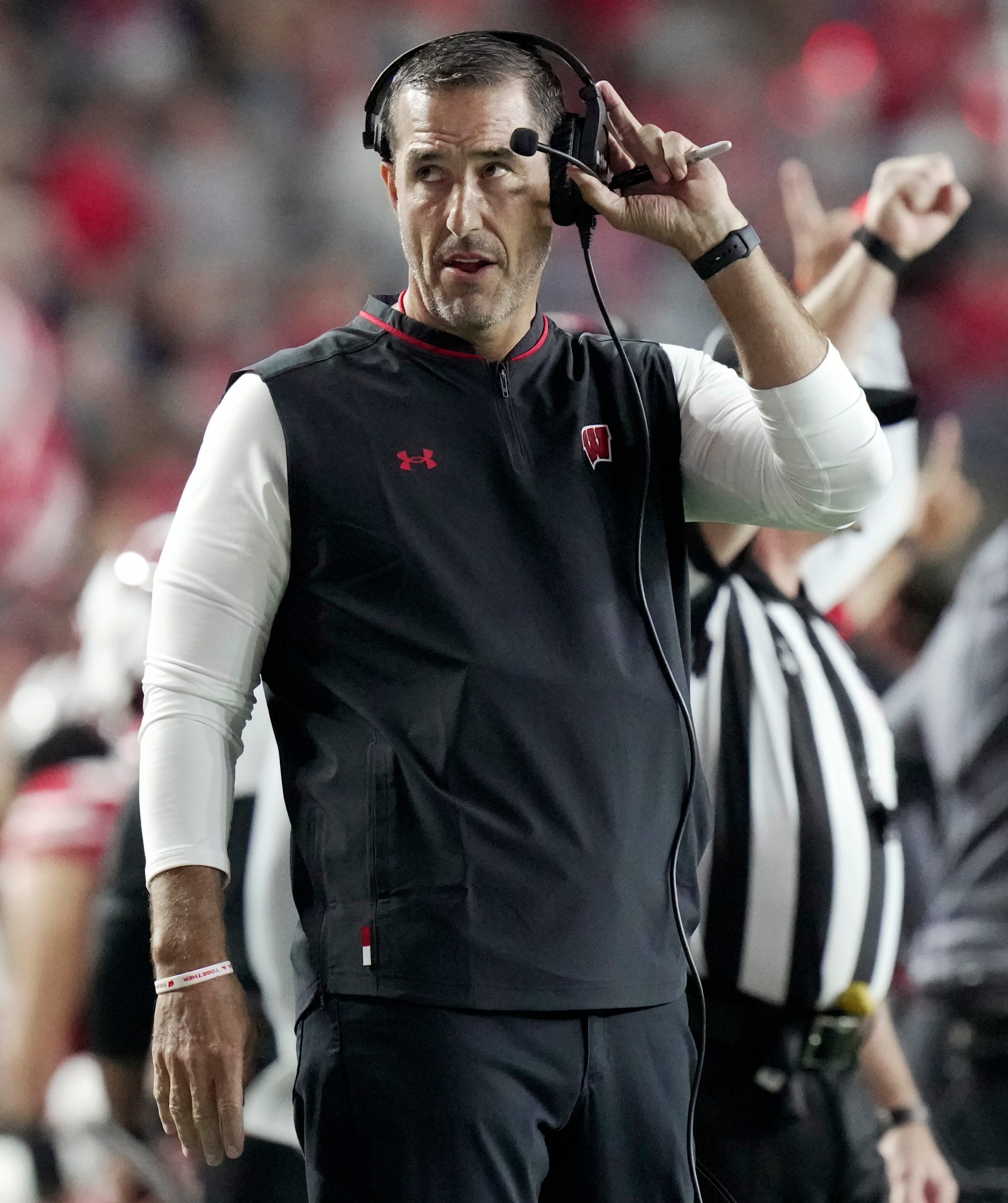 Wisconsin's Luke Fickell talks about Billy Edwards' recovery, facing ...