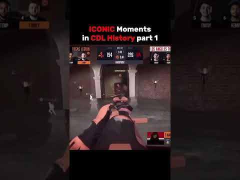 Iconic moments in CDL part one! #callofduty #cod #firstpersonshooter
