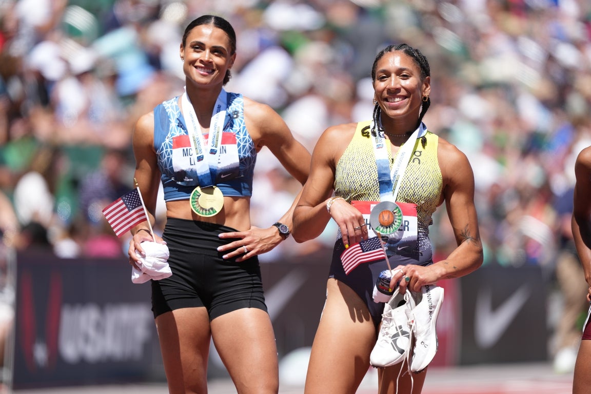 Stunning photos capture American track star Sydney McLaughlin-Levrone