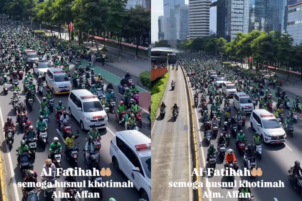 Ratusan Ojol Iringi Pemakaman Affan Kurniawan, Driver yang Tewas Dilindas Rantis Brimob