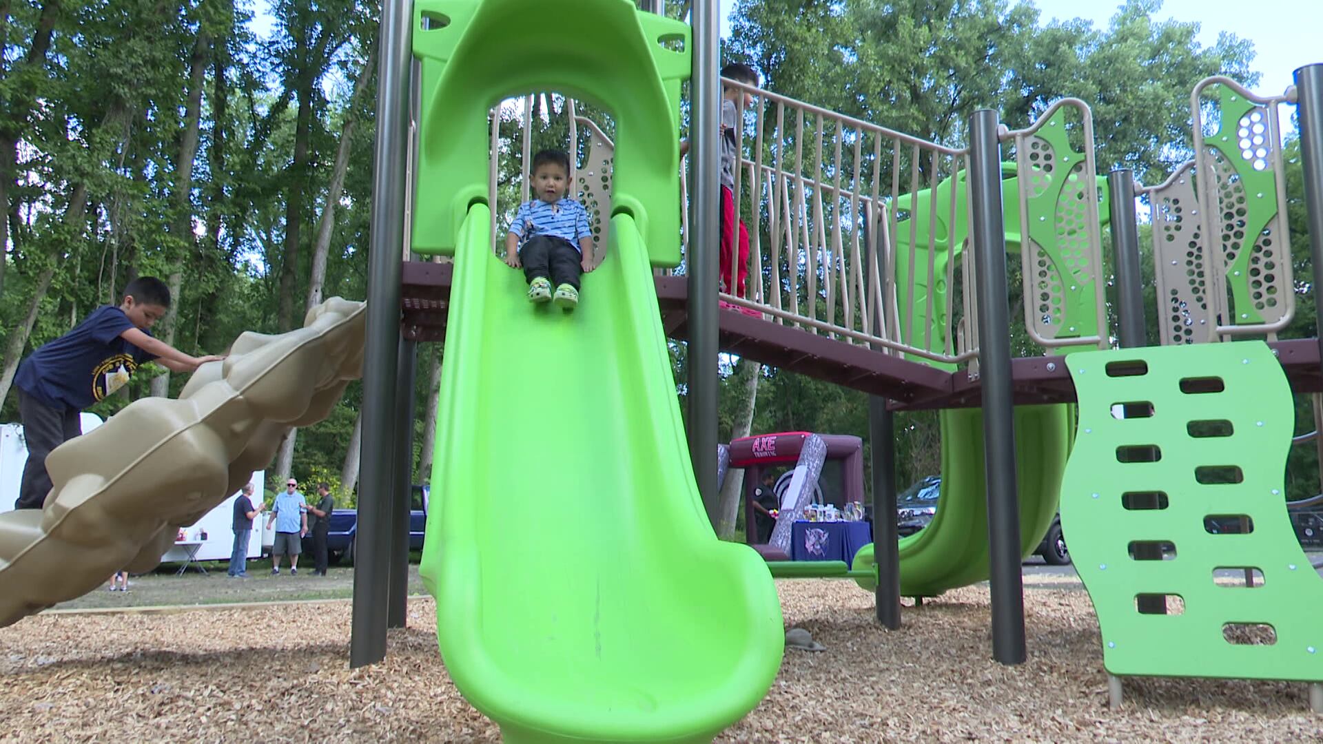 Elkhart celebrates completed playground at Gans Park