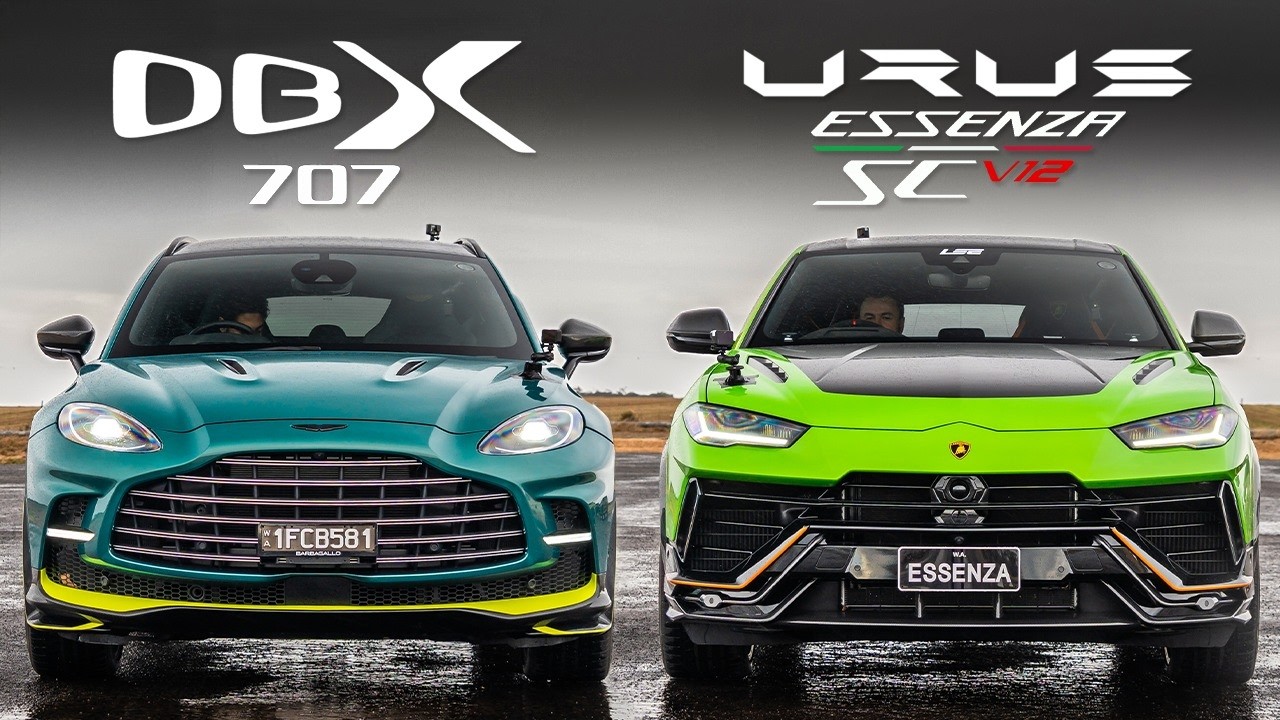Aston Martin DBX707 vs Lamborghini Urus Performante SUV DRAG RACE!