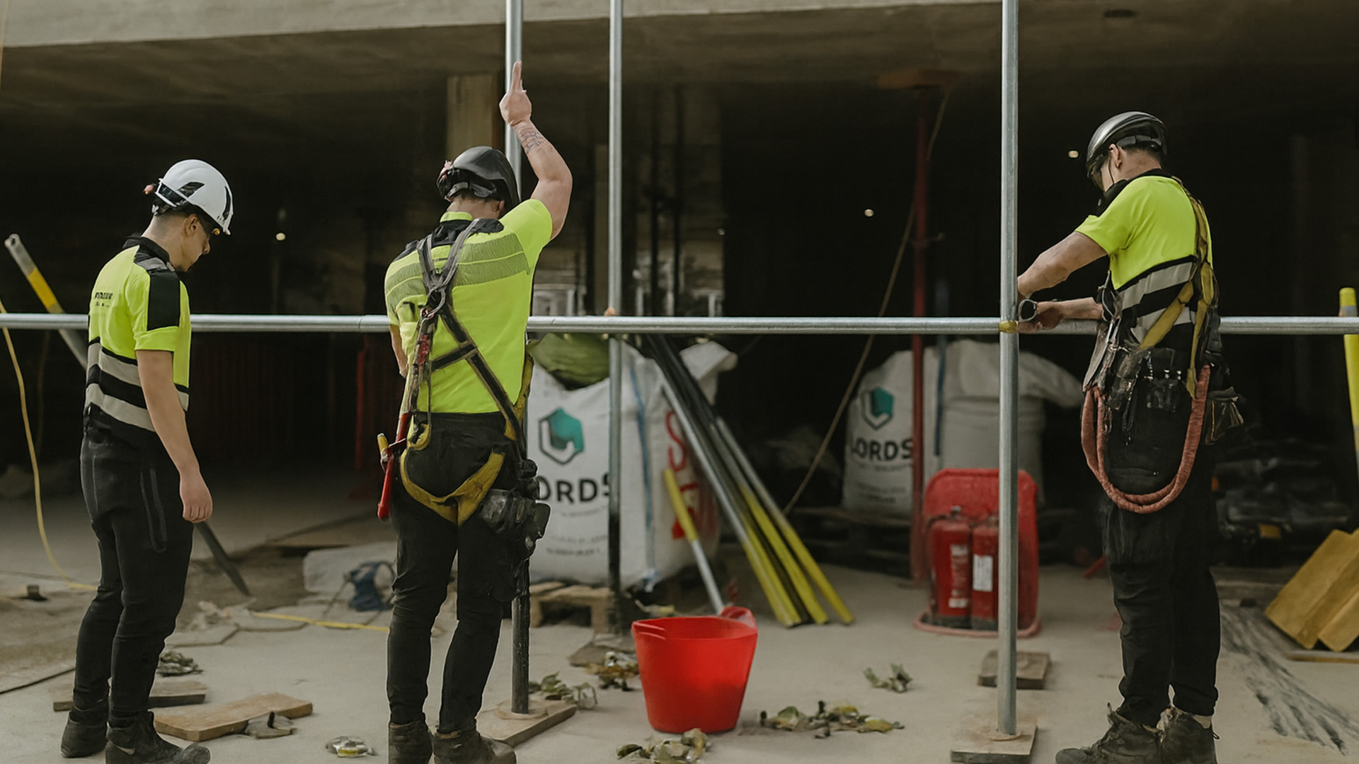 Scaffolding Changes and On-Site Progress Update