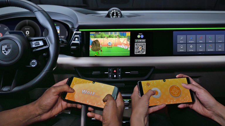 Porsche introduces in-car gaming with AirConsole app