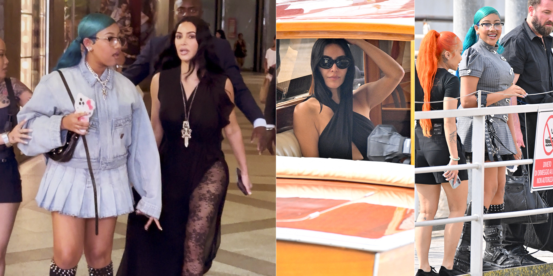 Kim Kardashian e la figlia North West in vacanza in Italia. E scoppia ...