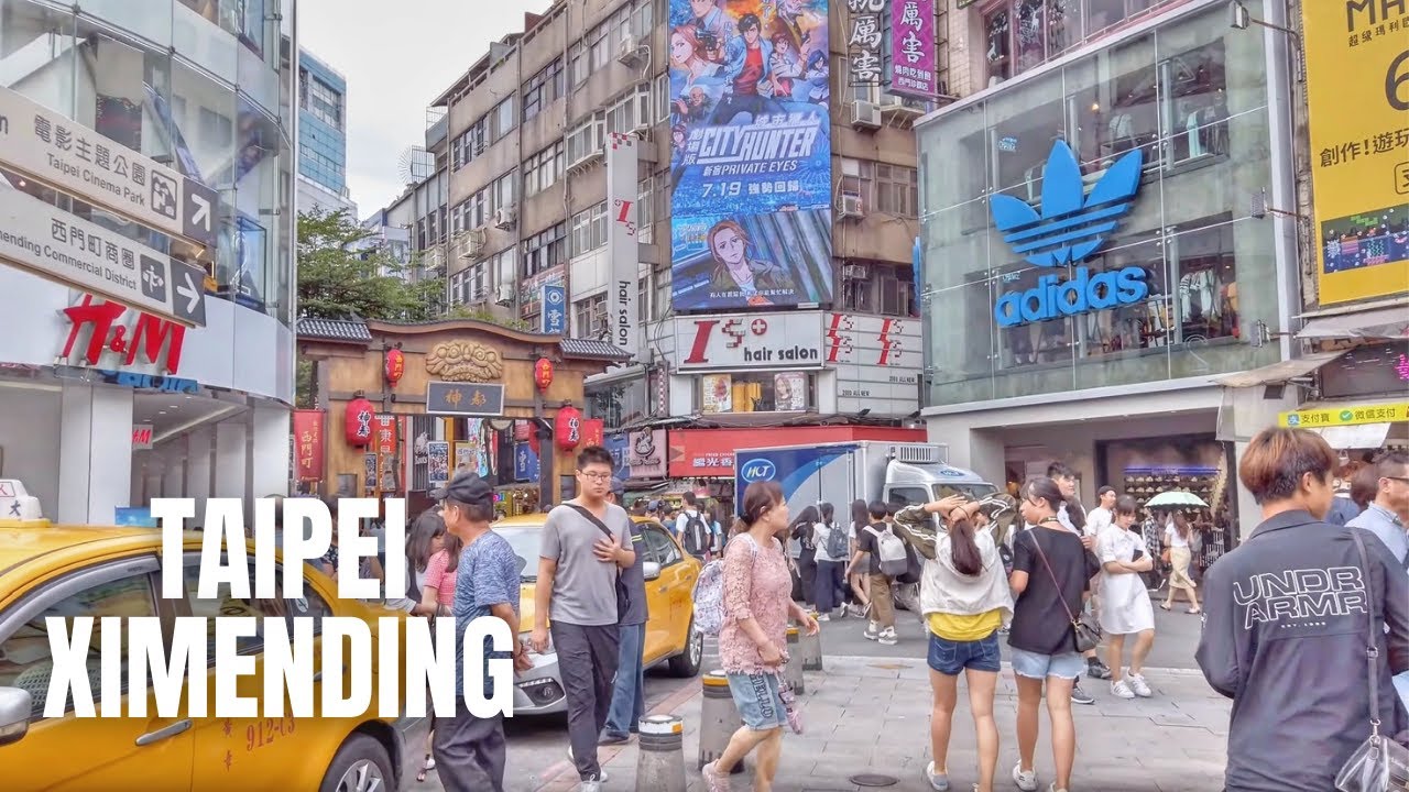 Taipei Ximending Taiwan: Walking Tour & Street Exploration