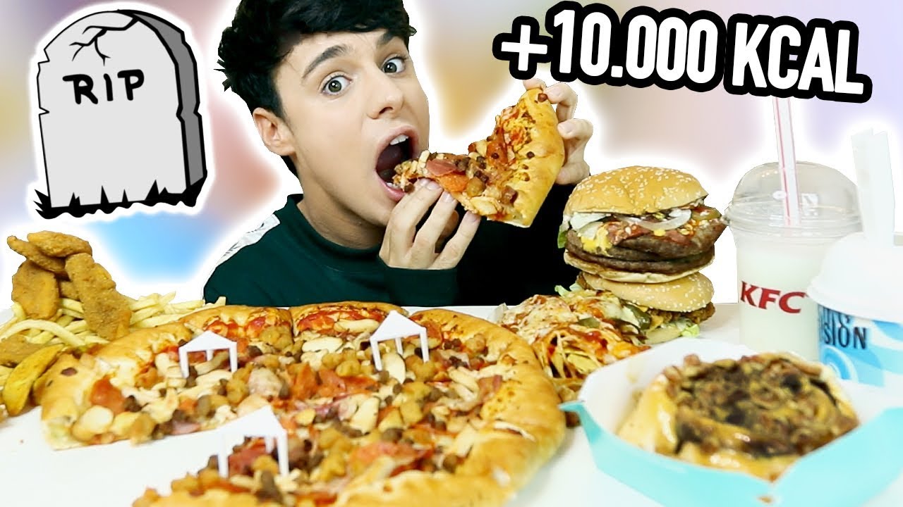 10,000 Calorie Meal Challenge Mukbang