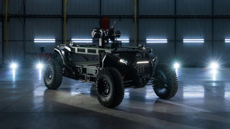 This Polaris RZR Drone Has a Machine Gun and a 1,000-pound Payload ...