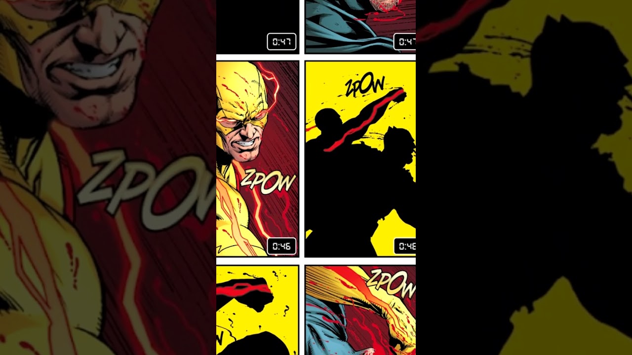 Batman Battles the Reverse Flash