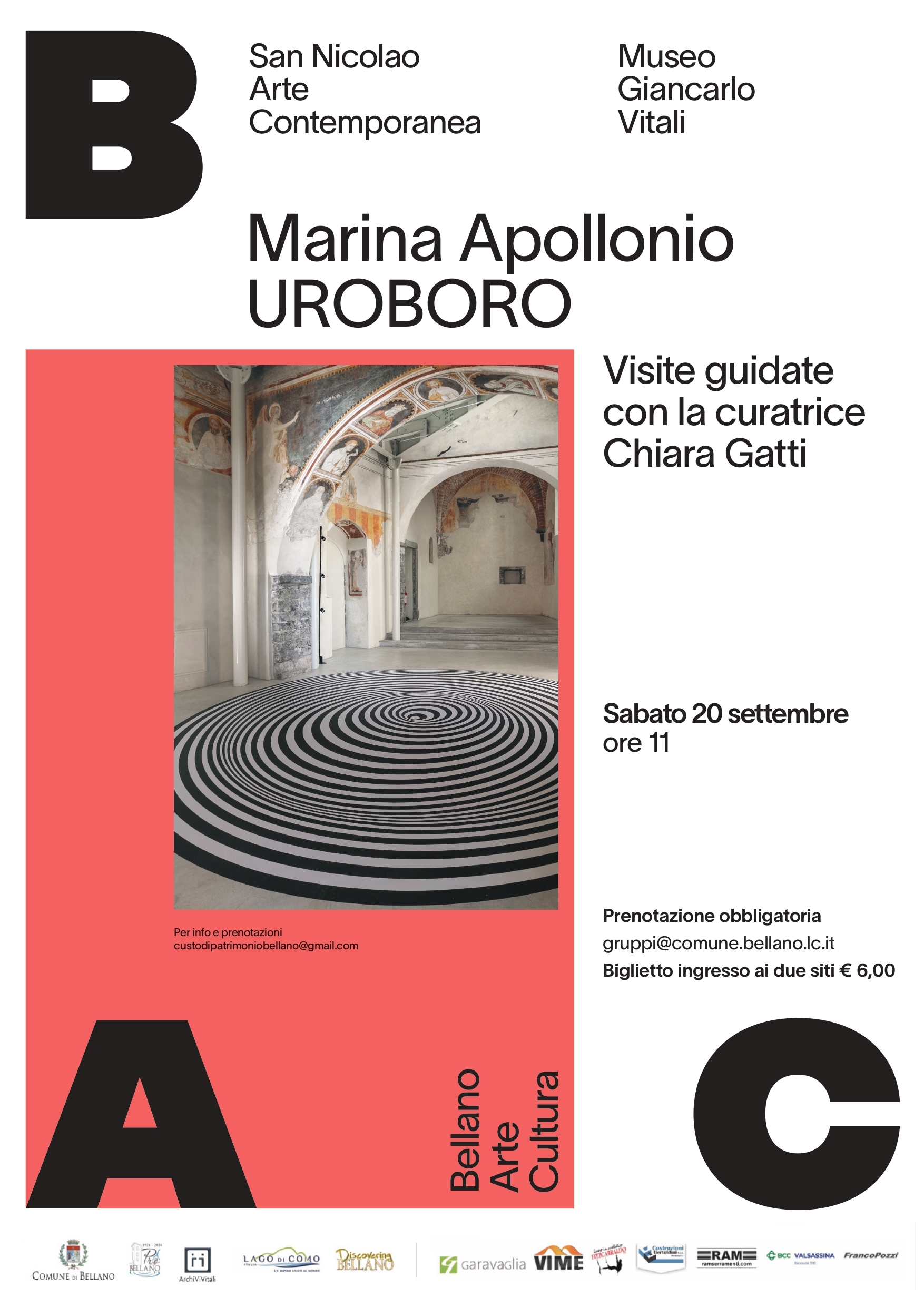 Bellano Arte Cultura. Visita guidata alla mostra di Marina Apollonio