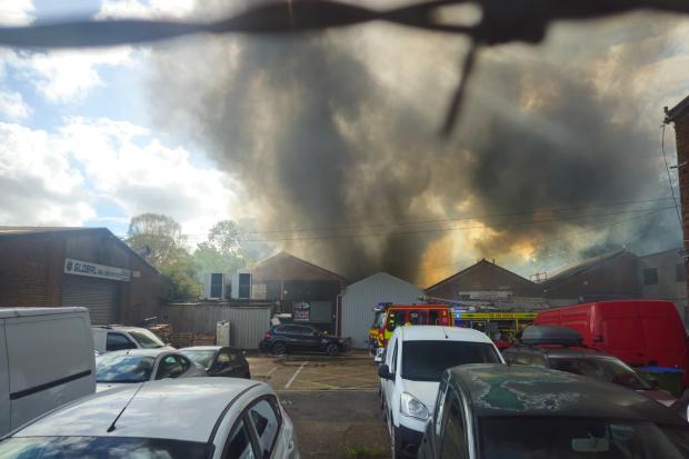 Personal trainer describes 'wall of fire' while escaping huge blaze
