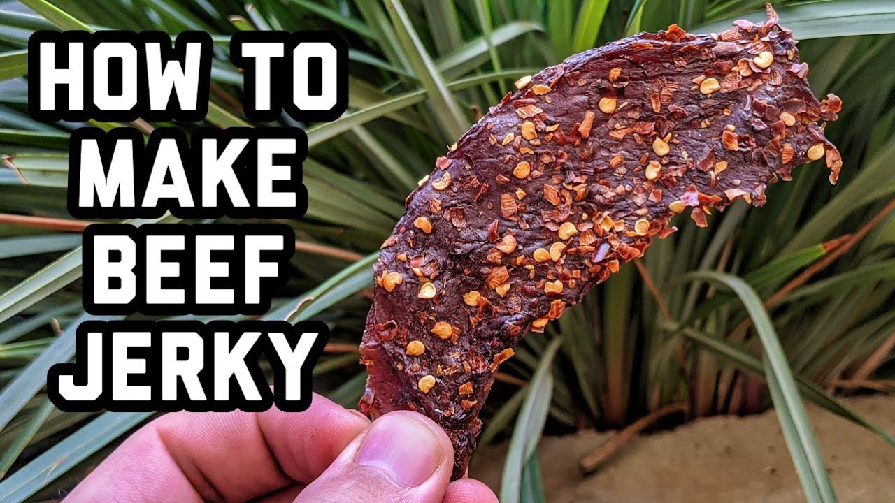 Easy homemade beef jerky with big flavor
