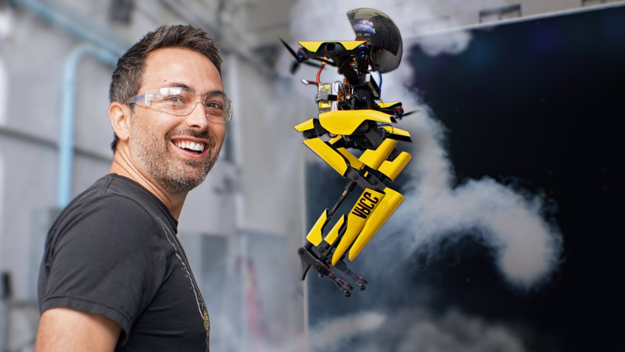 How Engineers Built a Robot That Walks Flies and Balances on a Slackline