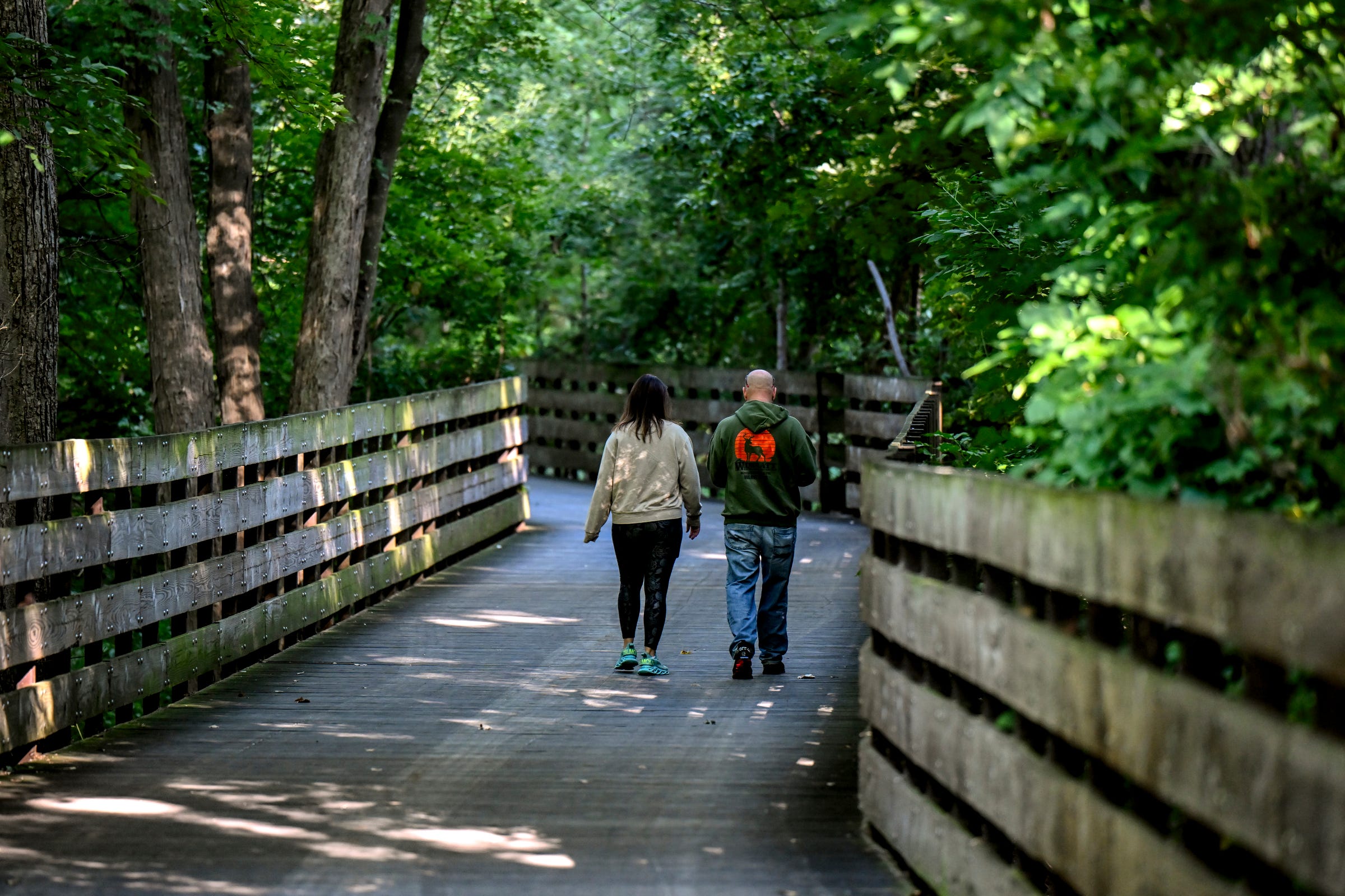 Lansing's Maguire Park features River Trail access, fitness equipment ...