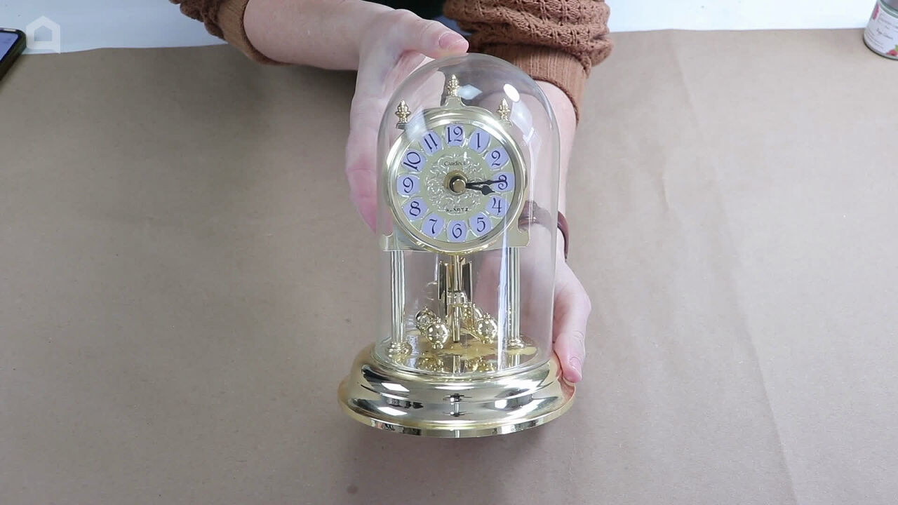 Cloche Clock Makeover