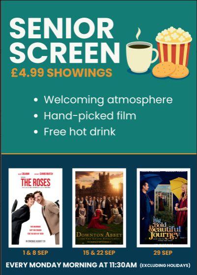 REEL Cinema Fareham announce the return of senior screen and parent ...