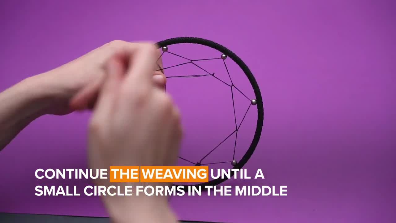 A mandala dreamcatcher to keep you safe at night
