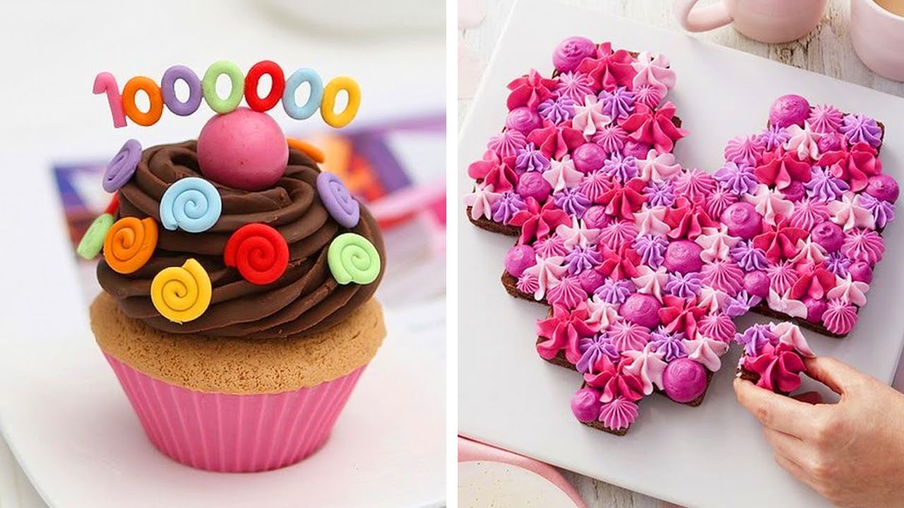 How to Make Cupcake & Heart Cakes