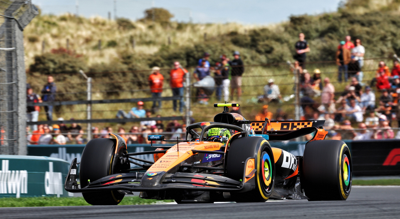 GP di Zandvoort, libere 1: McLaren sempre impressionanti, Ferrari dispersa e Leclerc si arrabbia ...