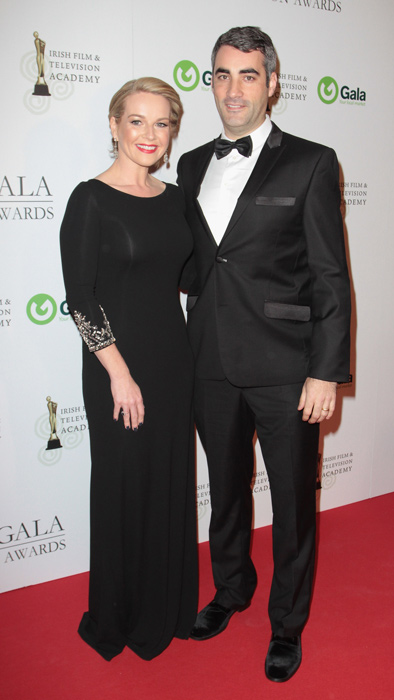 Who is Claire Byrne's husband Gerry Scollan as she leaves RTÉ?